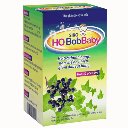 Siro ho BobBaby hộp 30 gói x 5ml - KidsPlaza