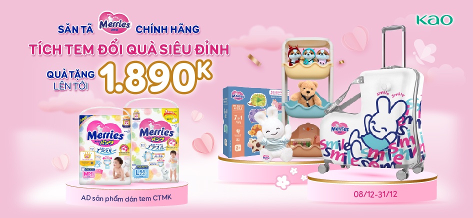 Săn tã Merries chính hãng