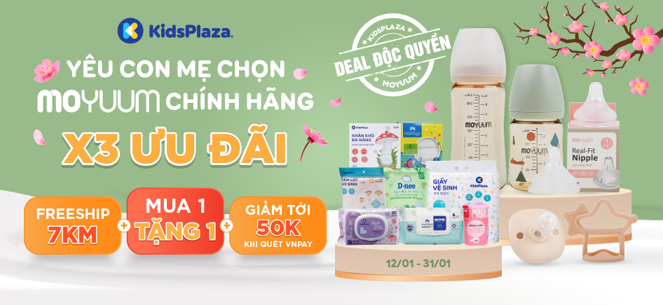 Khuyến mại Moyuum chính hãng T1 - KidsPlaza