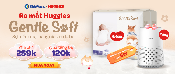 Khuyến mãi Huggies Gentle Soft - KidsPlaza | Kids Plaza