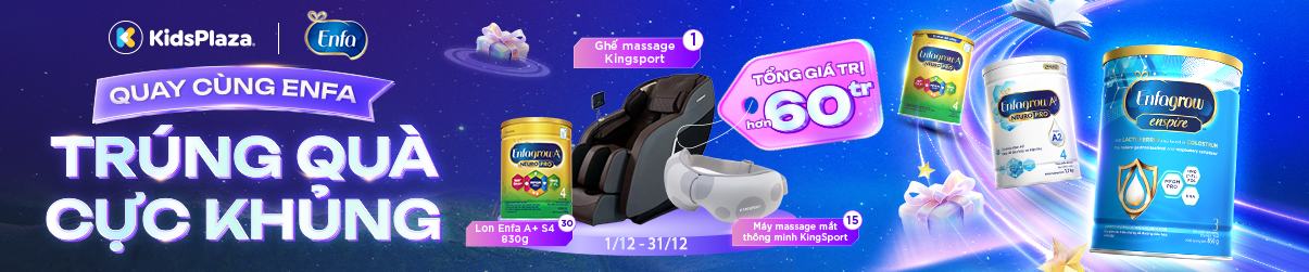 Sữa Enfa, Enfamil, Enfagrow giá sốc CHỈ CÓ tại Kids Plaza