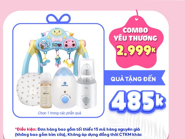 Combo đồ sơ sinh giá tốt - Ring combo nhận quà xịn