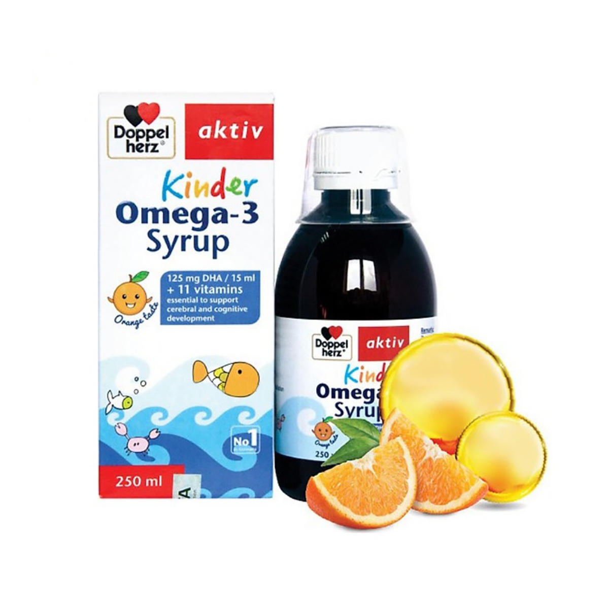 Kinder Omega3 Syrup 250ml - Kids Plaza