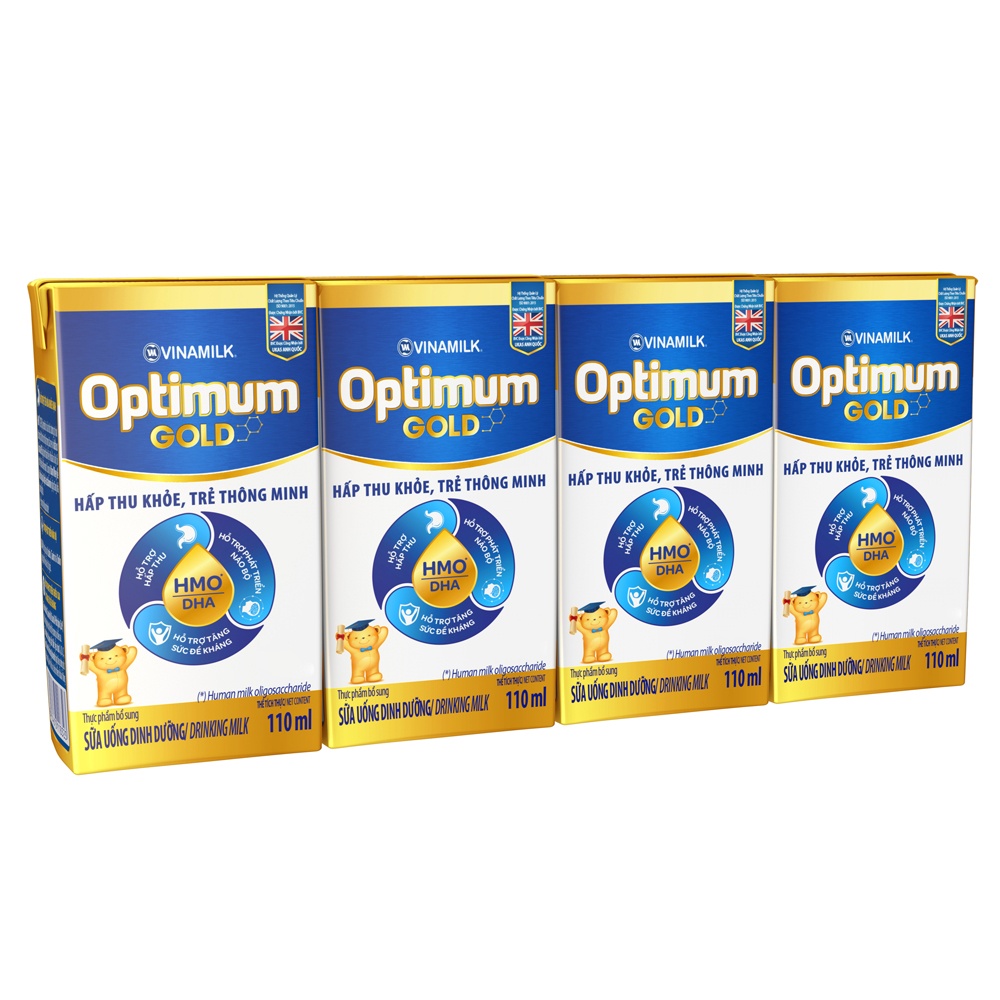 Sữa bột pha sẵn Optimum Gold 4x110ml - KidsPlaza